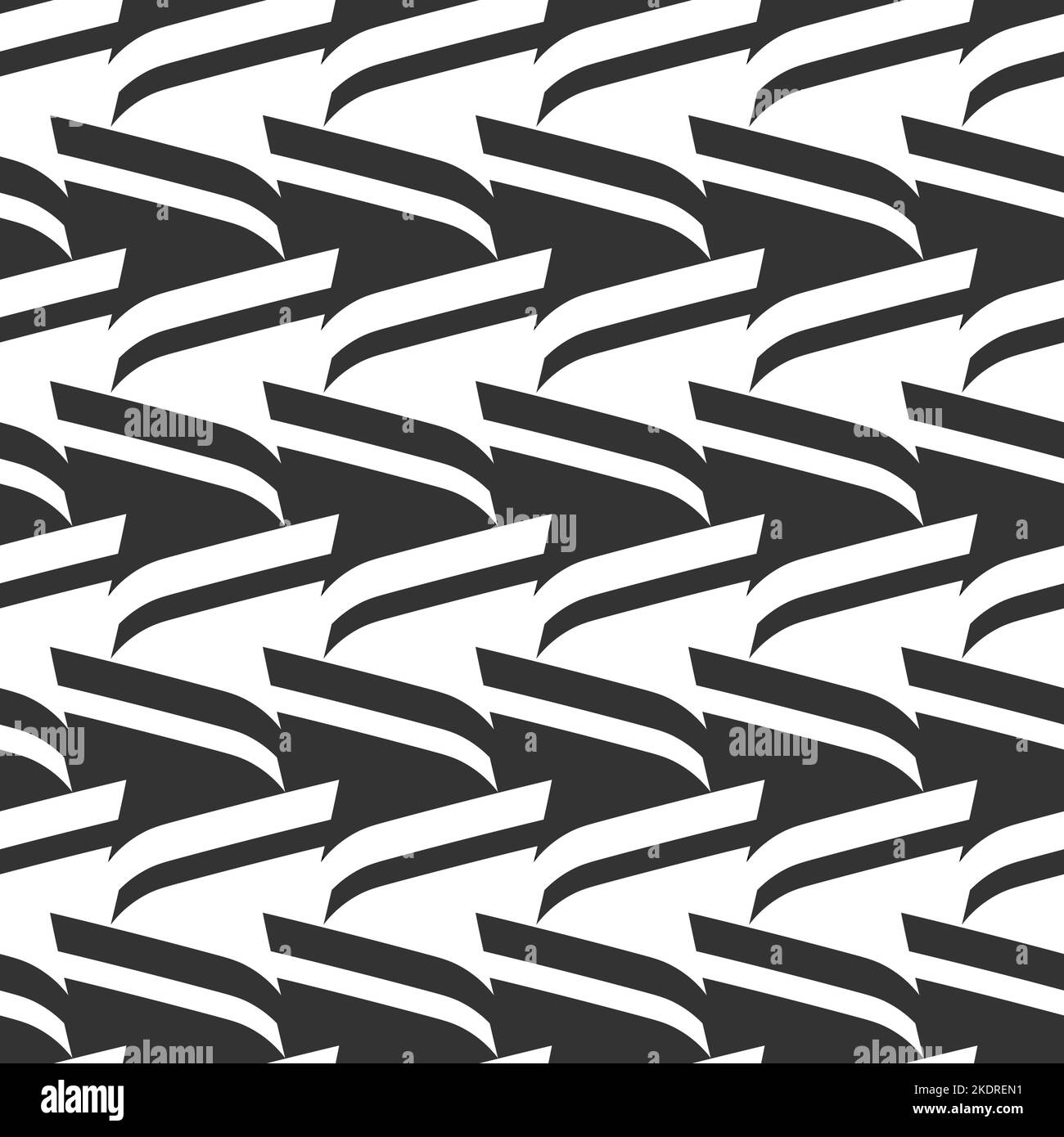 Zigzag Lines Cut Out Stock Vector Images Alamy