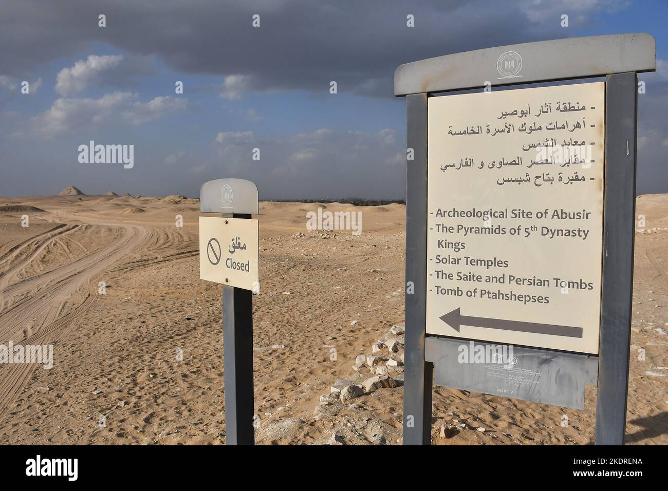 Archeological Site of Abusir, The Pyramids of 5 th Dynasty Kings, Solar ...