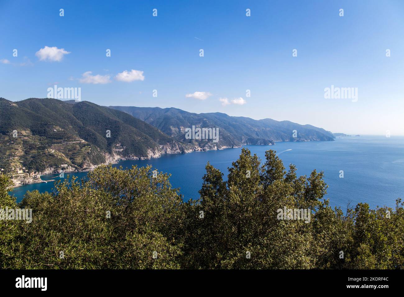 Punta Mesco view point where can admire all the "Cinque Terre" on the ...