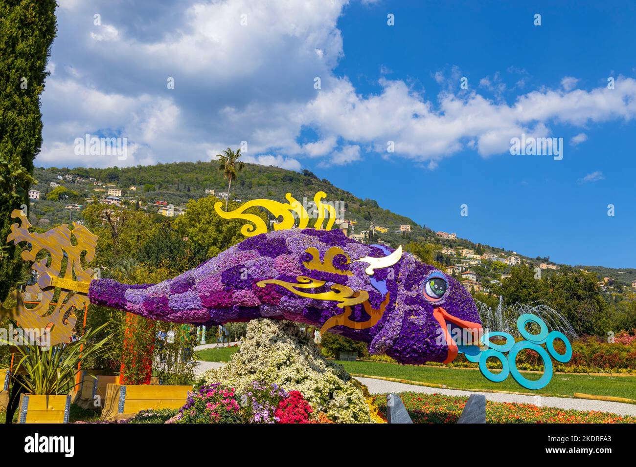 Flower arrangements at Euroflora 2022 in Genoa, international ...
