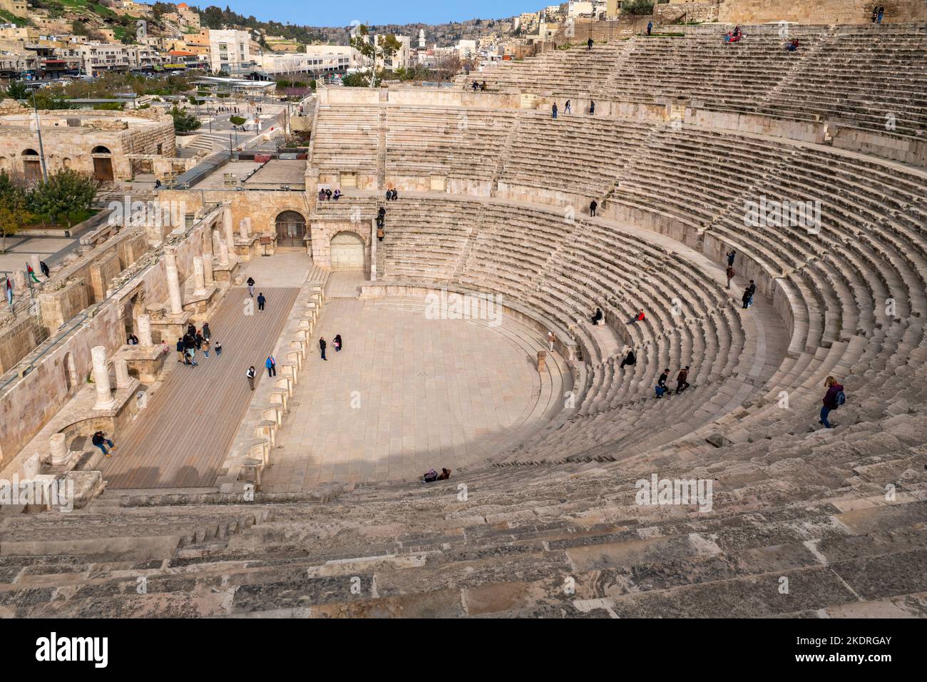 Roman Theatre Amman Jordan Stock Photo - Alamy