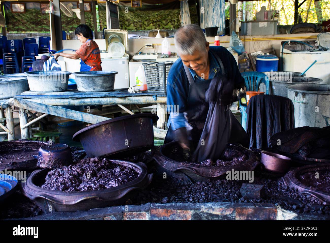 Indigo dye factory hi-res stock photography and images - Alamy