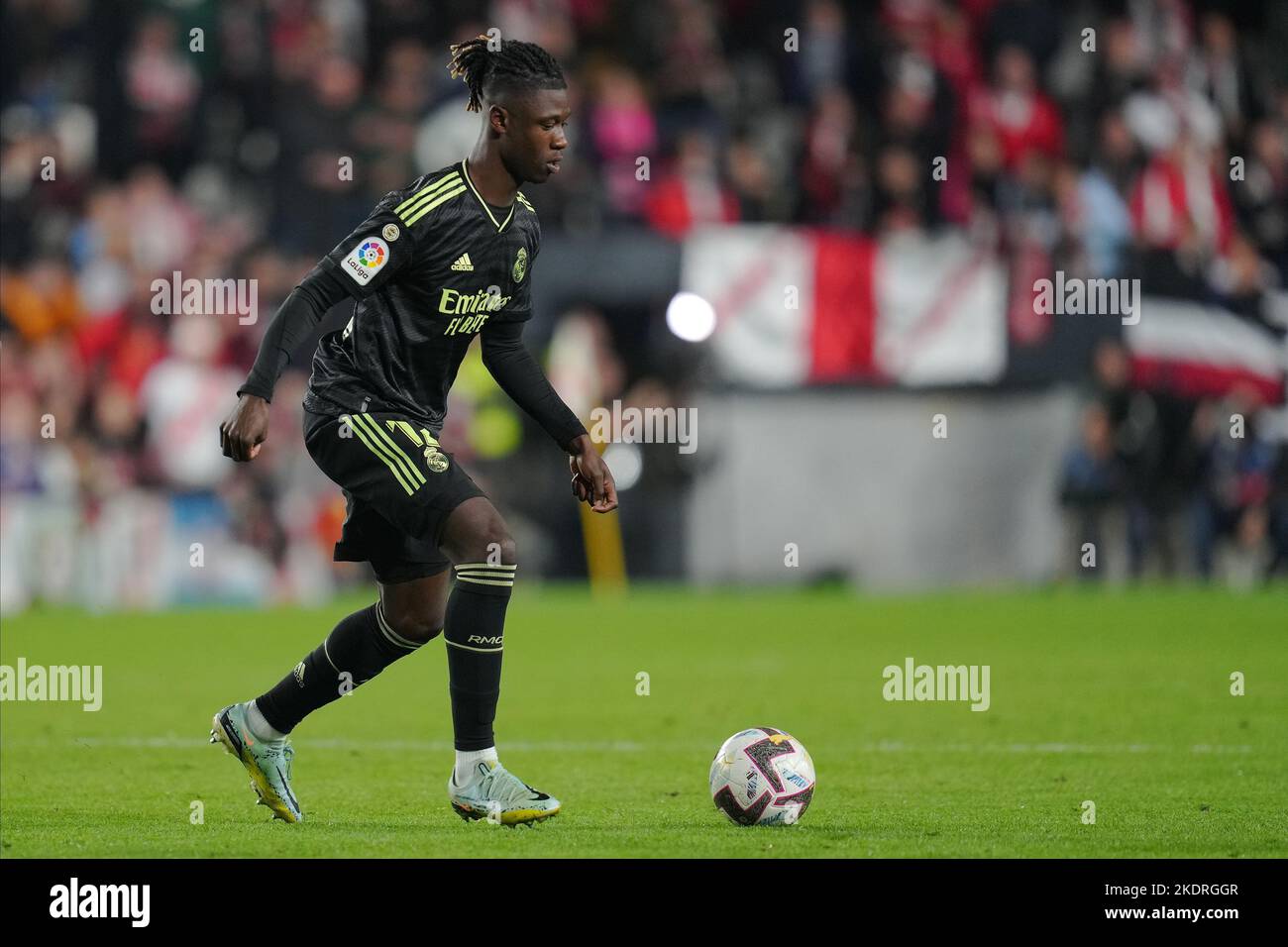 Eduardo Camavinga of Real Madridduring the La Liga match between Rayo ...