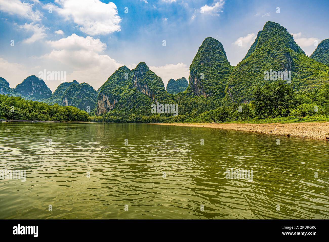 The lijiang river scenery - 1 Stock Photo - Alamy