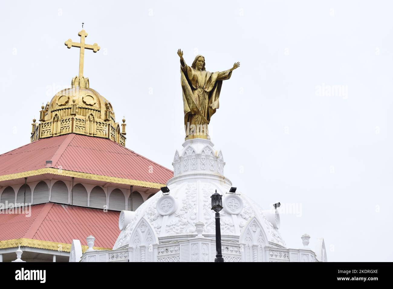 Statue of Christ at the Edappally church, Kochi, Kerala Stock Photo - Alamy