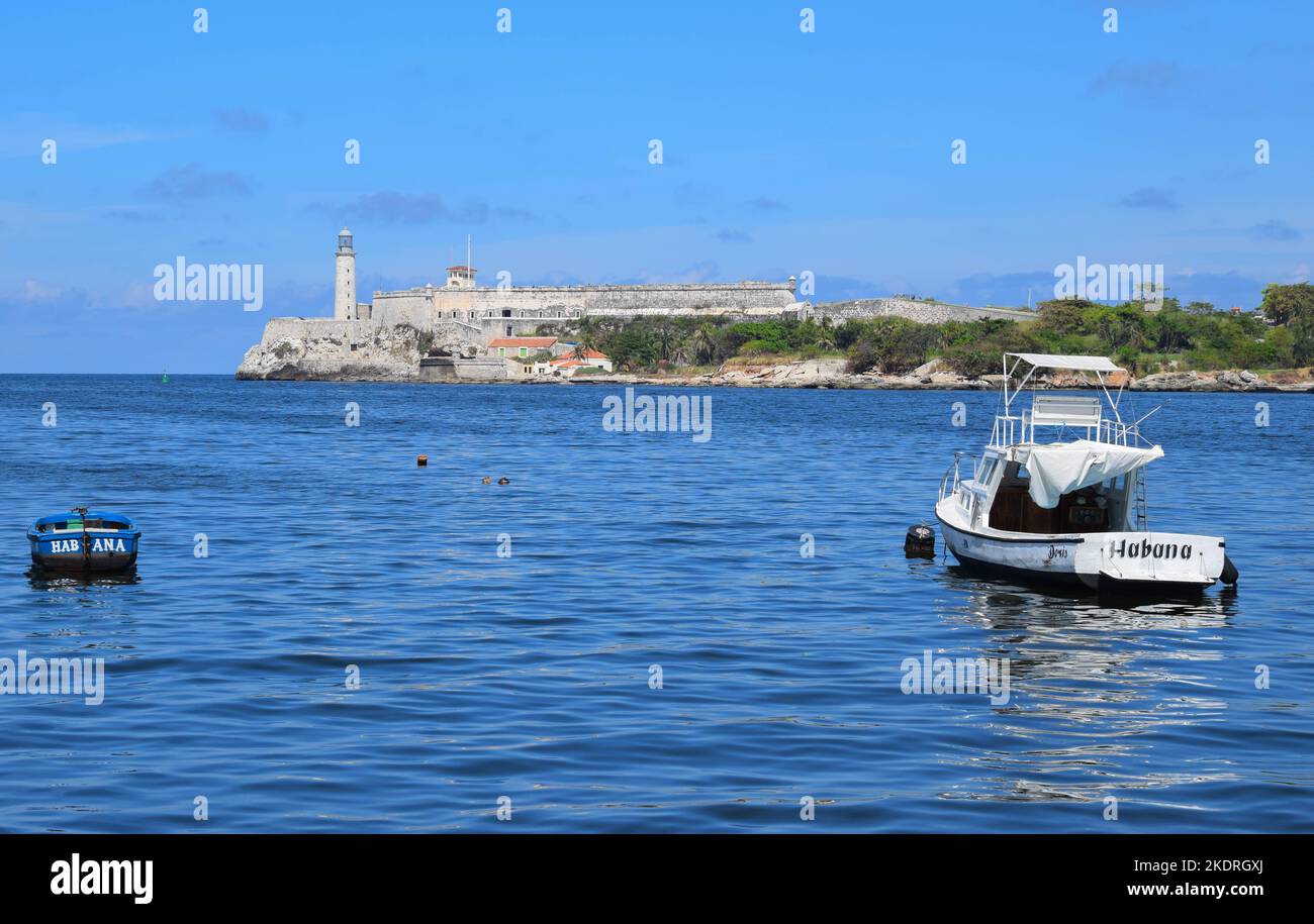 Castle of the Three Kings of Morro, Havana, Cuba Stock Photo - Alamy