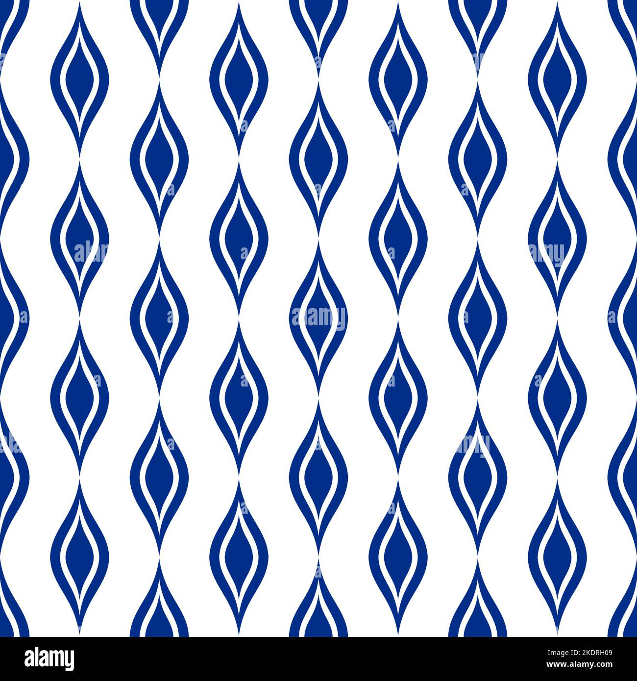 Blue seamless pattern wallpaper. Vector illustration Stock Vector Image ...