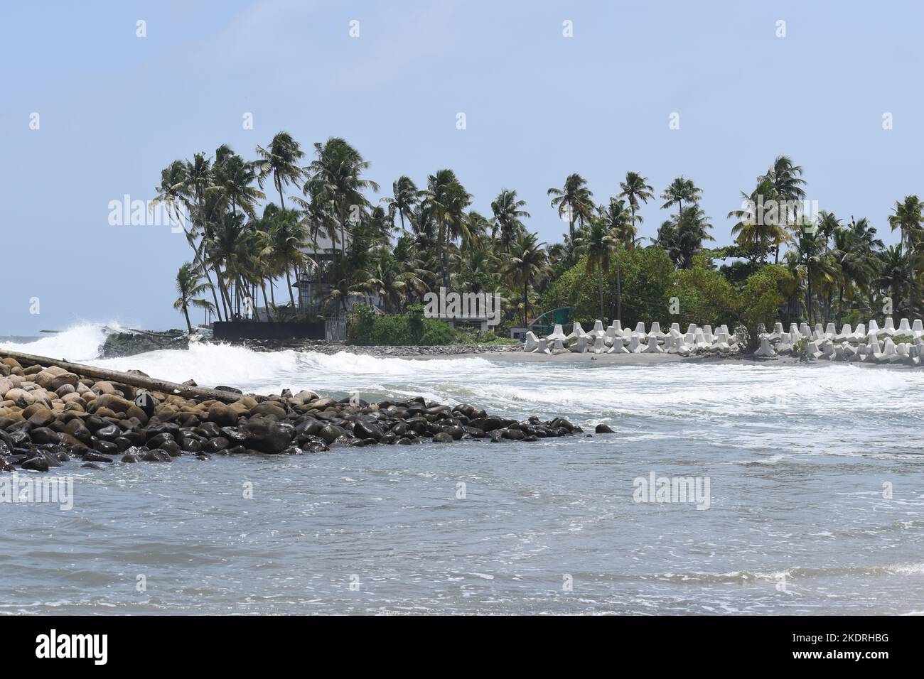 Puthenthodu beach, Kochi, Kerala Stock Photo - Alamy