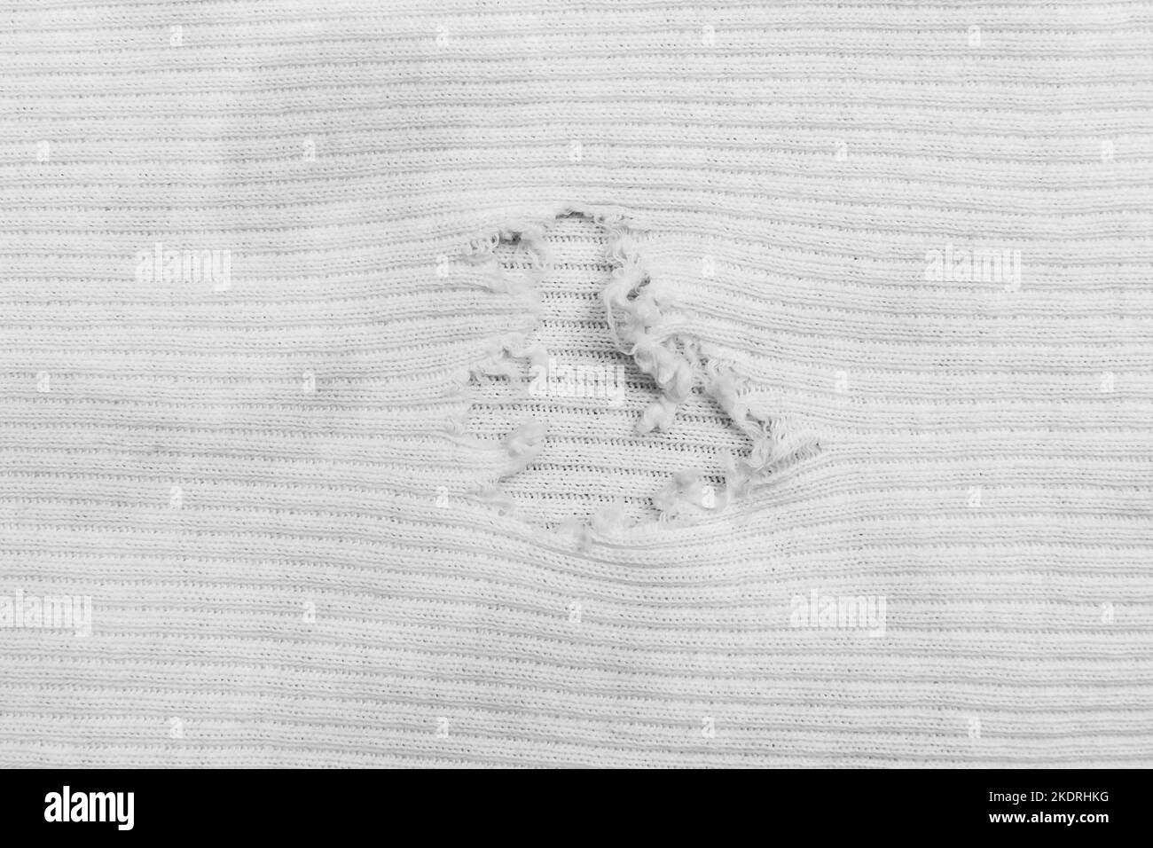 White Old Hole Torn Ripped Material Surface Texture Vintage Textile ...