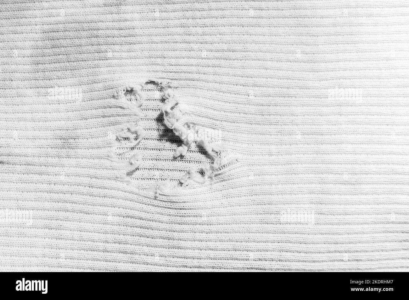 White Old Hole Torn Ripped Material Surface Texture Vintage Textile ...