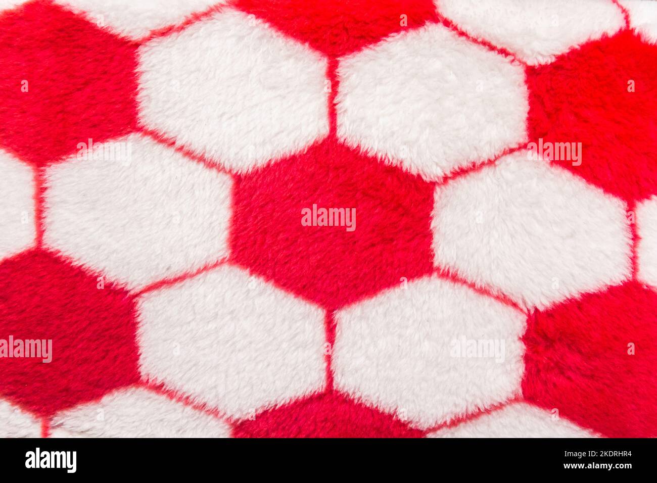Pattern red white hexagon design fabric abstract geometric shape modern ...