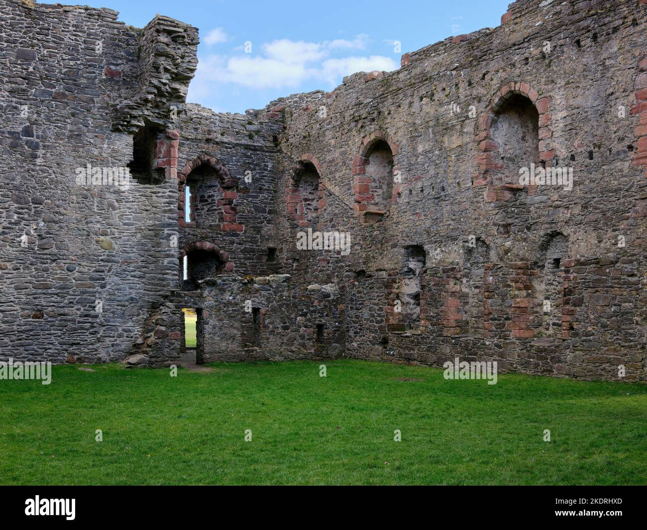 Administered by Historic Scotland, the interior courtyard of the ...