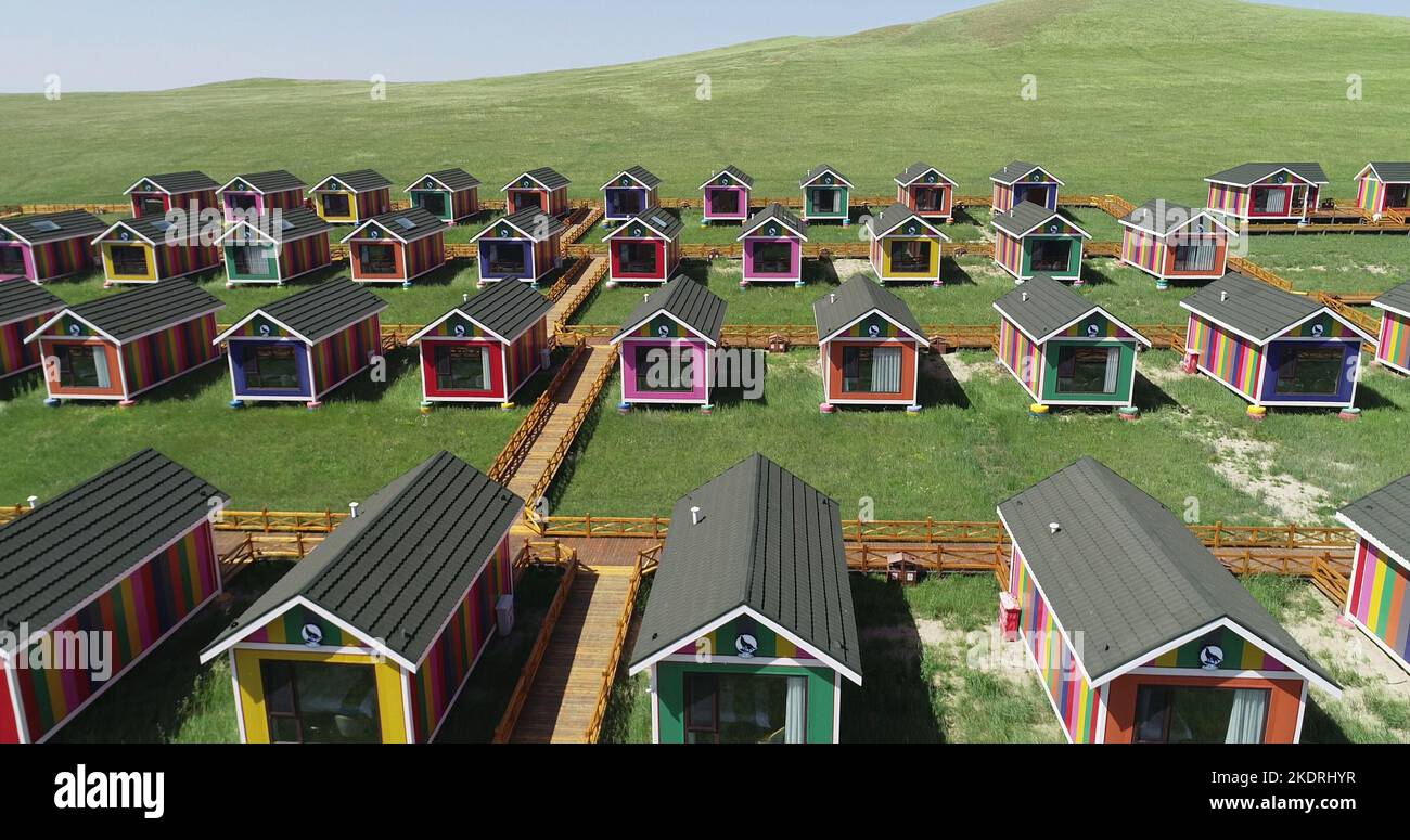 The sky is the most beautiful grassland resort: Wolf valley scenic area ...