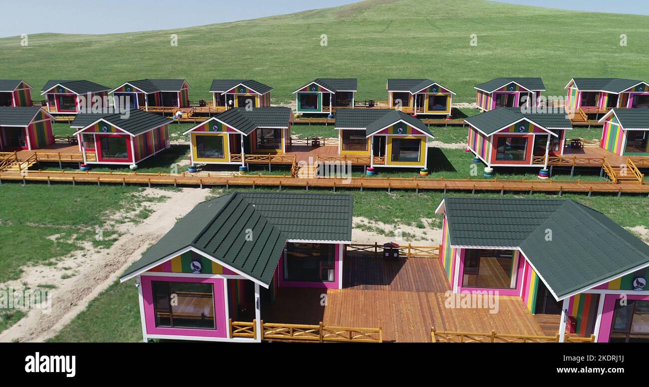 The sky is the most beautiful grassland resort: Wolf valley scenic area ...