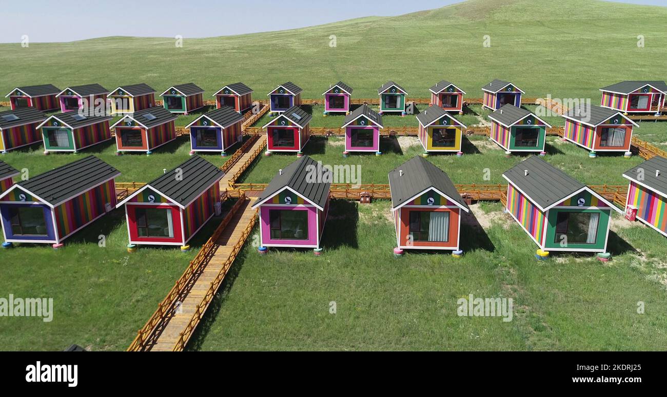 The sky is the most beautiful grassland resort: Wolf valley scenic area ...