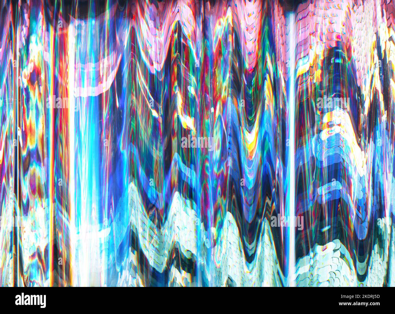 distorted screen signal error glitch lines Stock Photo - Alamy