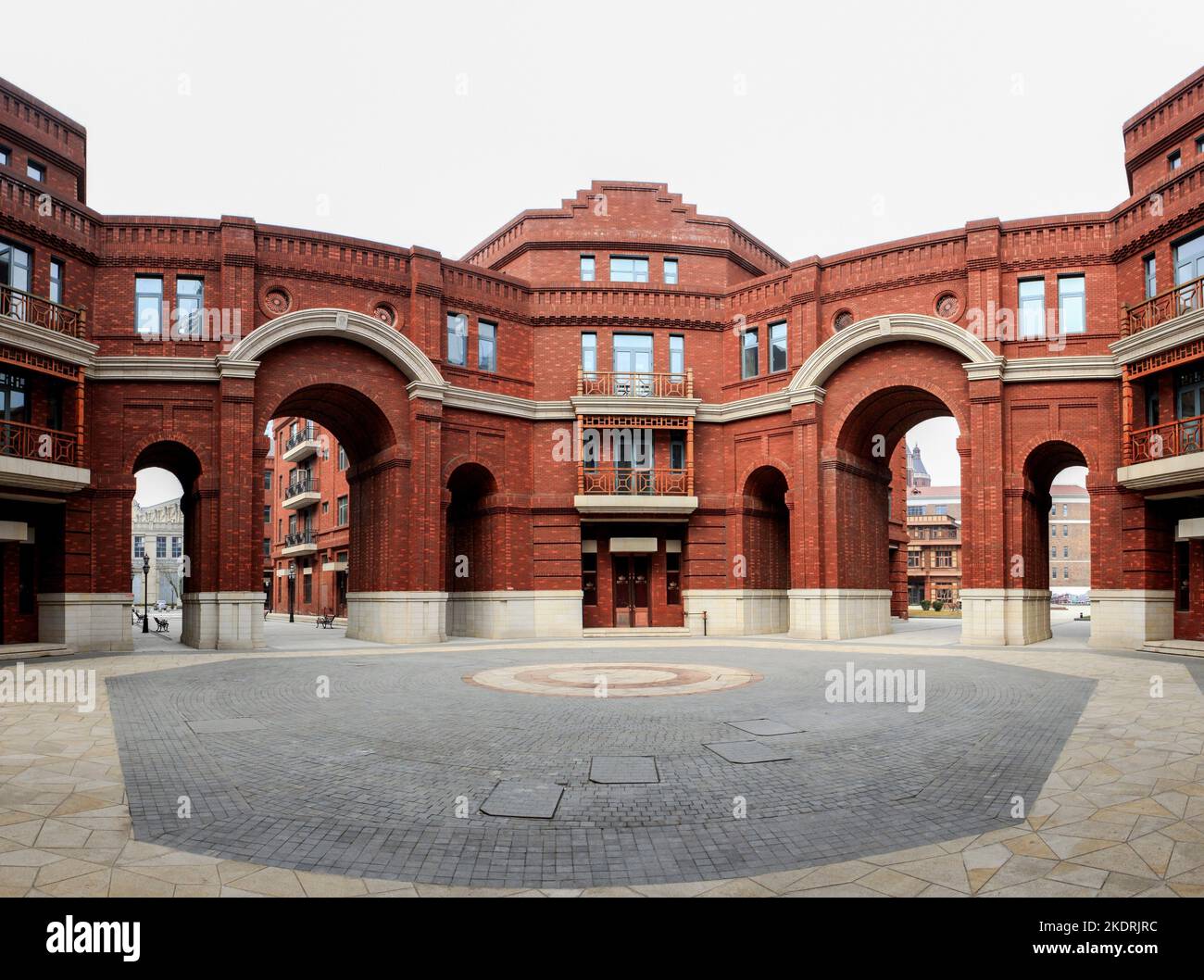 Five compounds of Tai'an Road Stock Photo - Alamy