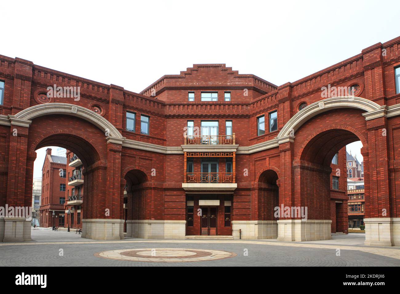 Five compounds of Tai'an Road Stock Photo - Alamy