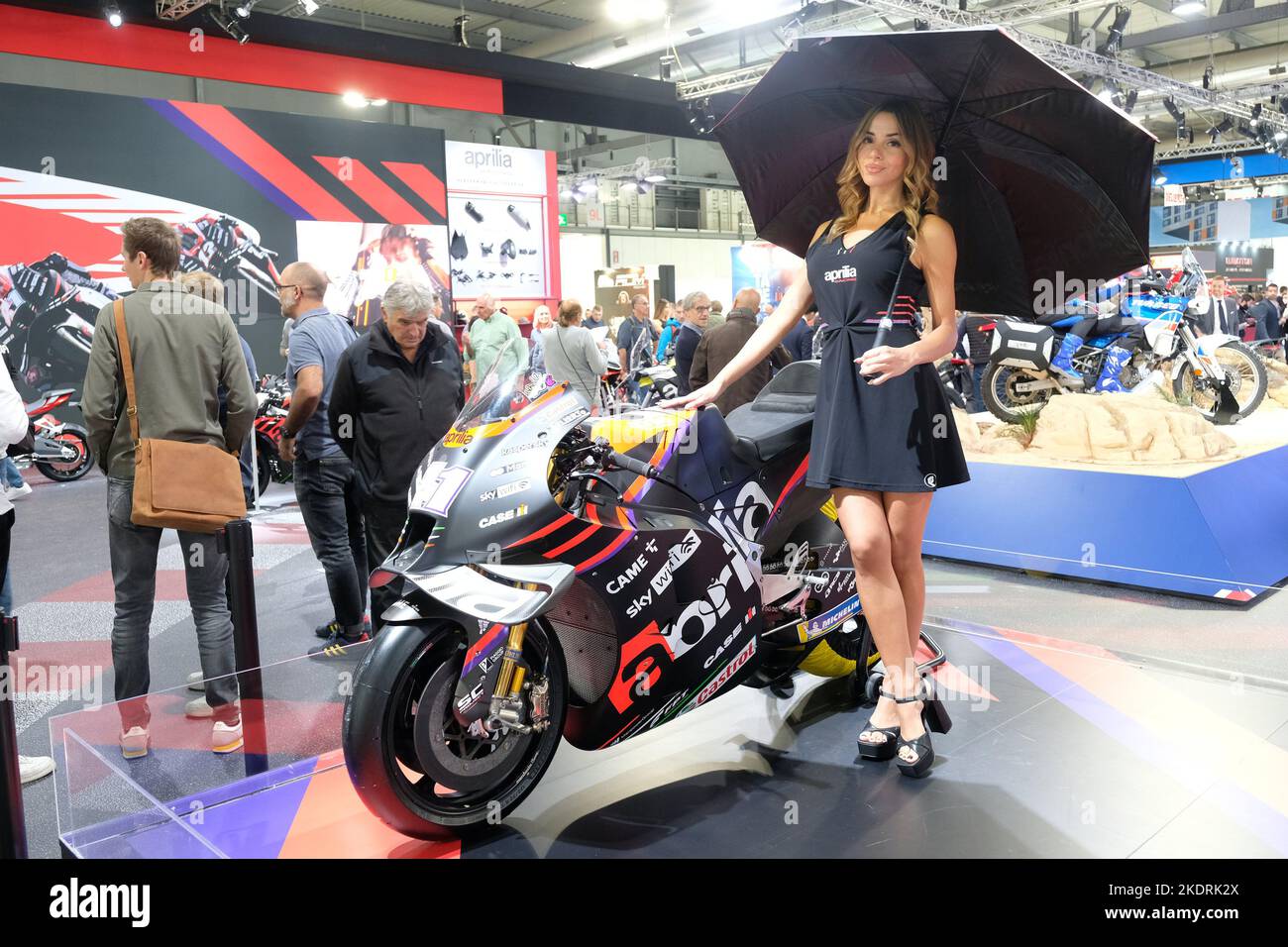 Milano, Italia. 8 Novembre 2022, Aprilia exposition at 79th edition of ...