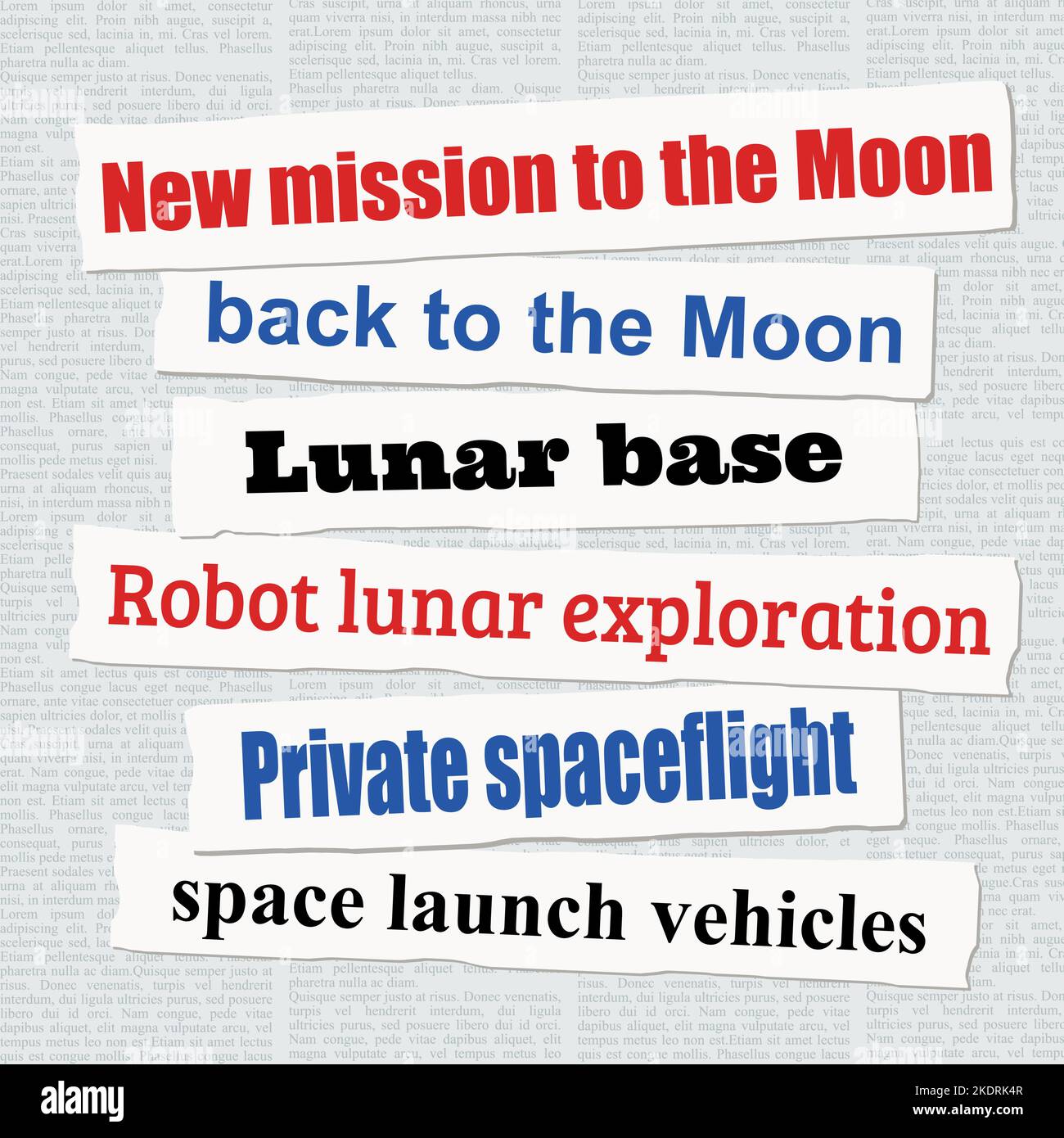 New mission to the Moon news headlines. Newspaper clippings about lunar ...