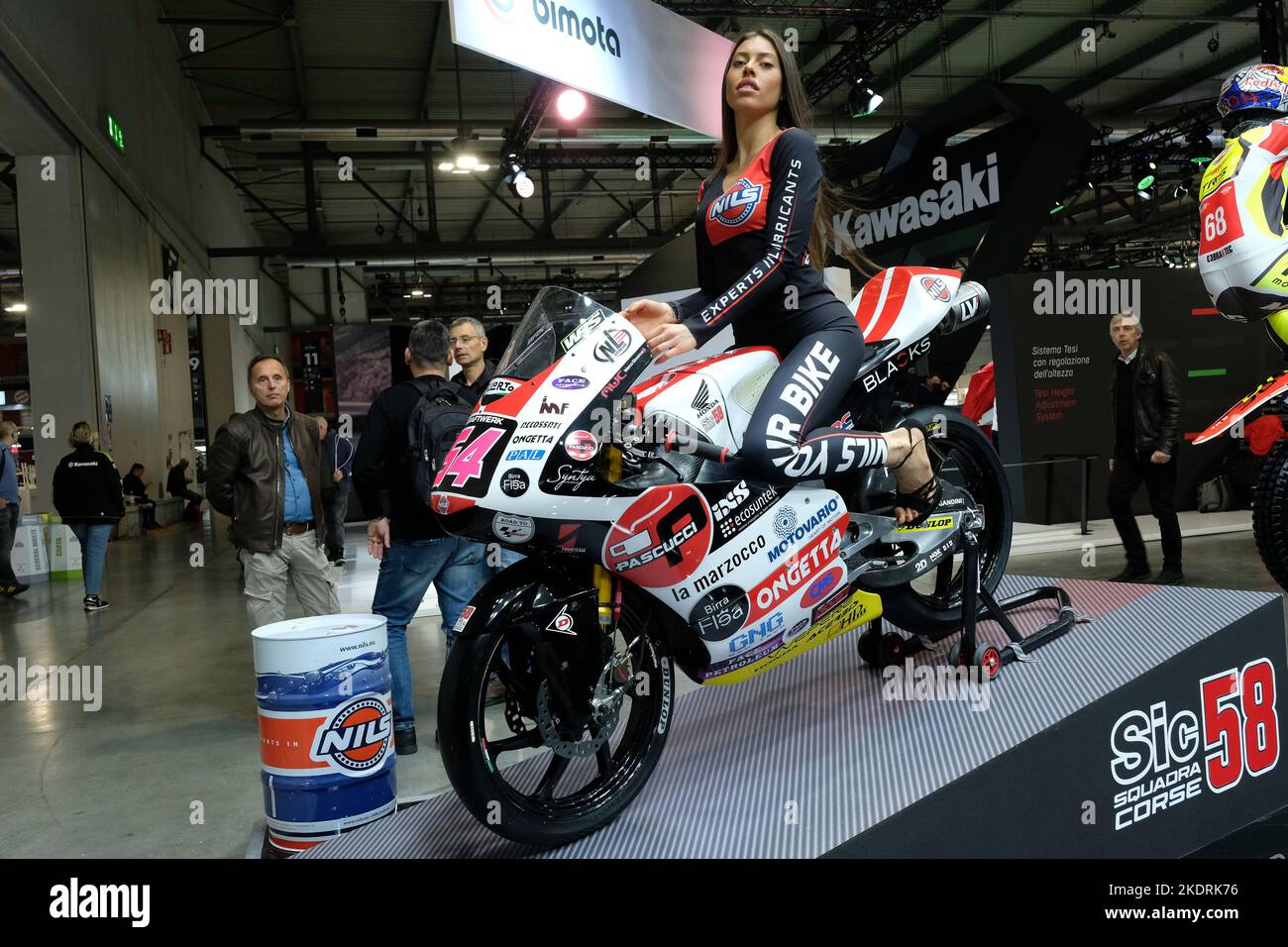 Milano, Italia. 8 Novembre 2022, Race motorcycle exposed at 79th ...