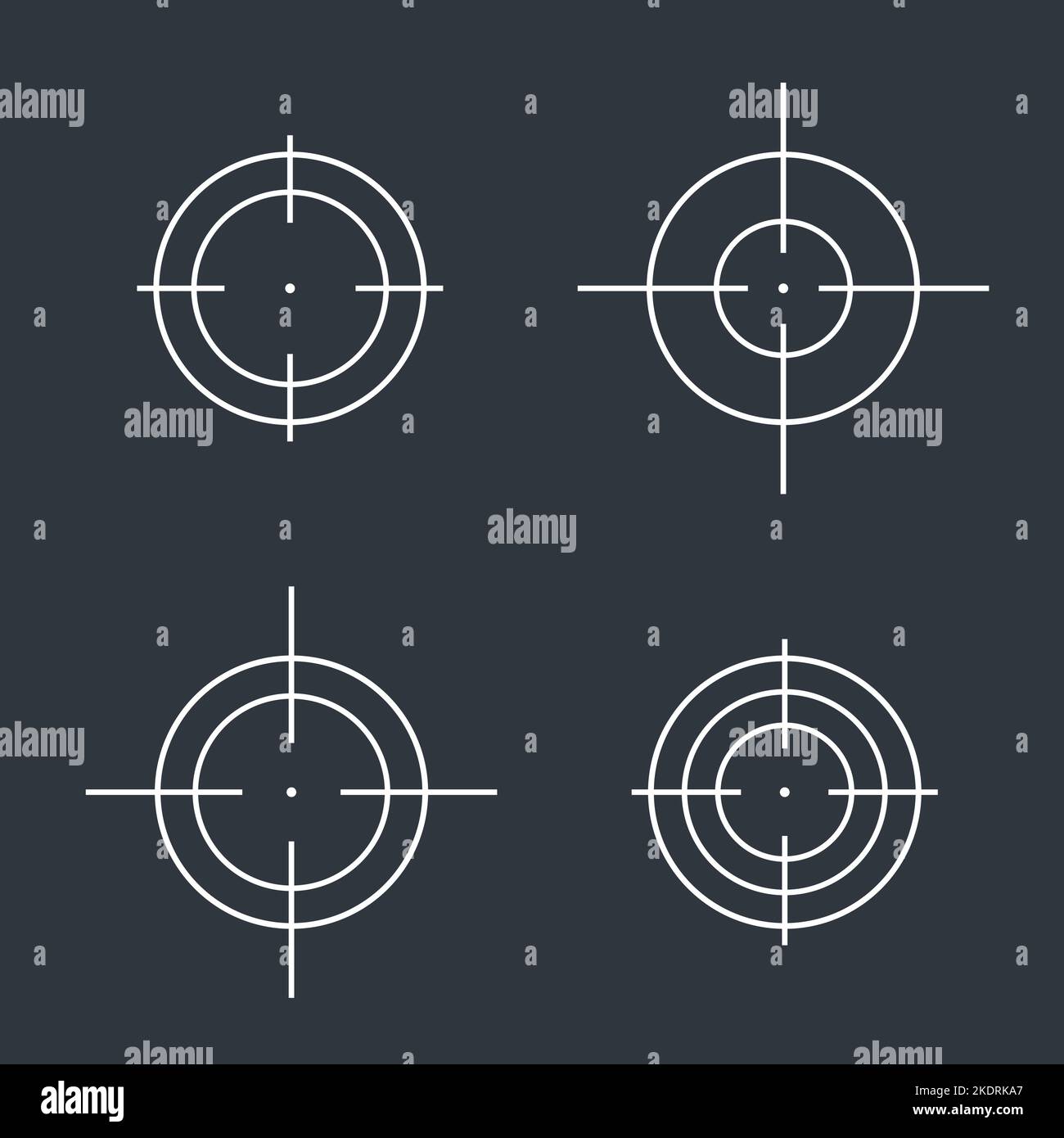 Crosshairs in gun Stock Vector Images - Alamy