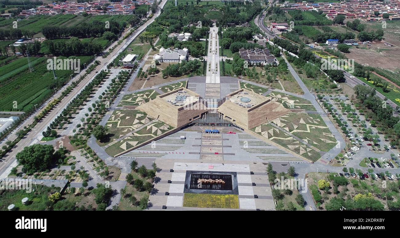 Hohhot in Inner Mongolia: the tomb of wang zhaojun Stock Photo - Alamy
