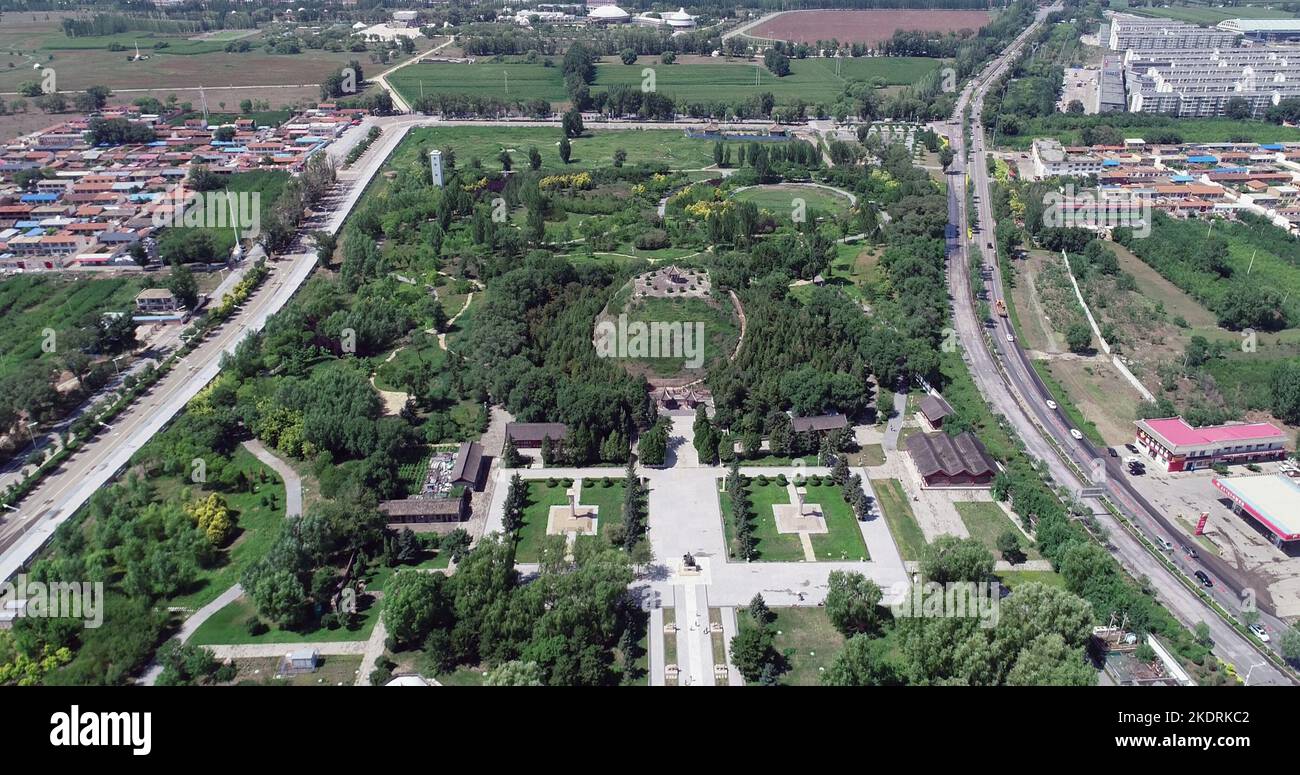 Hohhot in Inner Mongolia: the tomb of wang zhaojun Stock Photo - Alamy