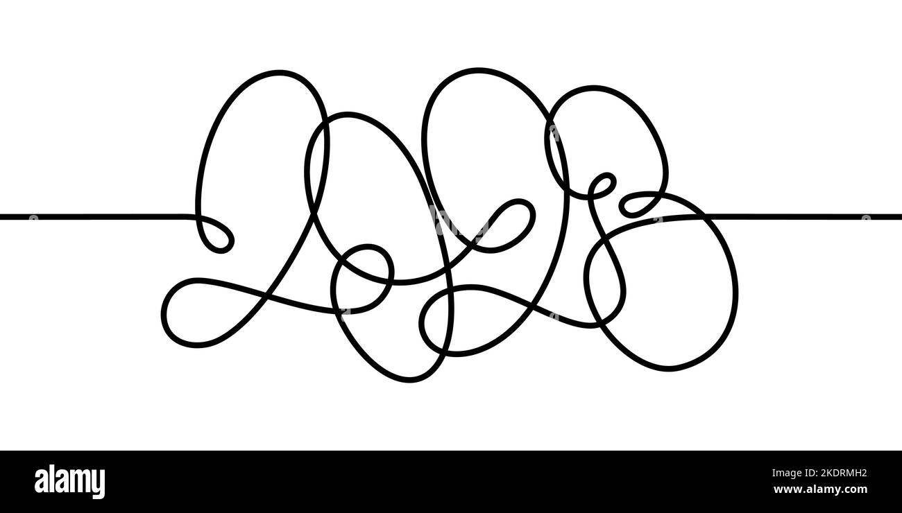 Trendy Seamless Abstract Word 2023 Continuous Isolated Line Art Drawing ...