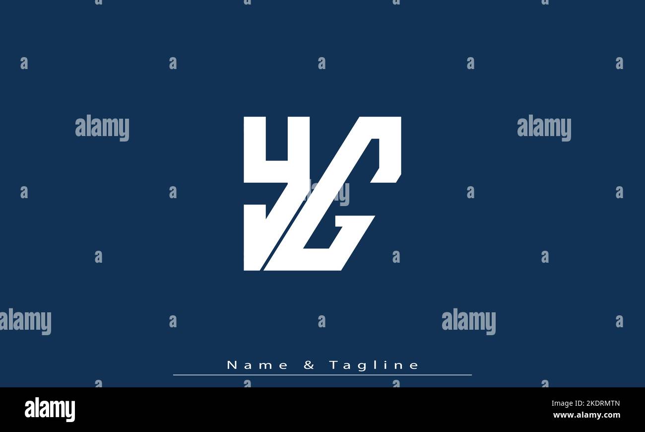 Alphabet letters Initials Monogram logo YG , GY Stock Vector Image ...