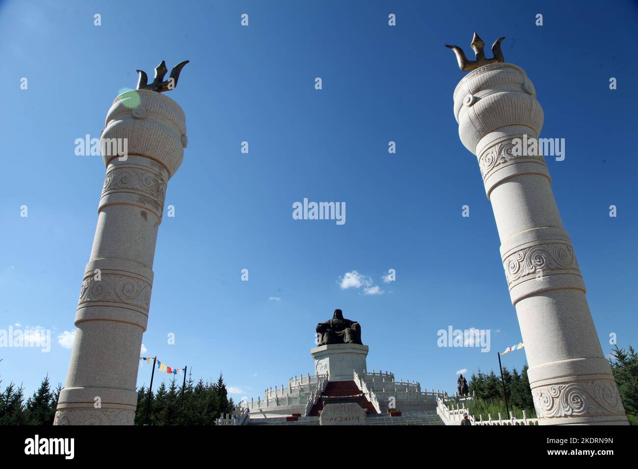 Inner Mongolia west ujimqin: were ulam buddhist shrine wutai Stock ...