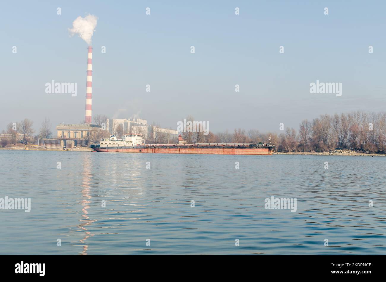 Anchored tankers with waste material. Anchored tankers with loaded ...