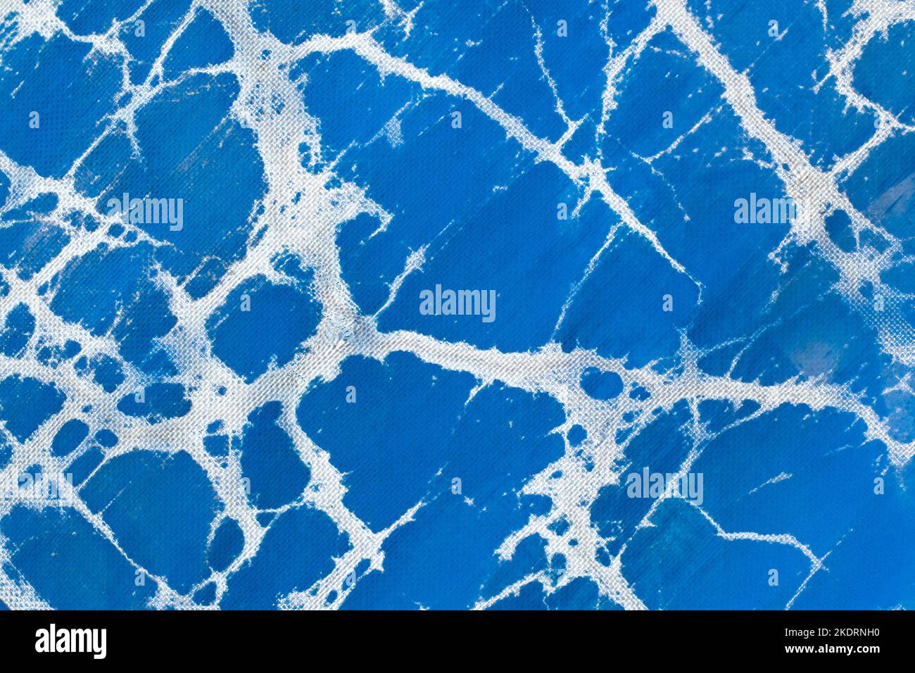 Old cracked surface blue crack concrete broken wall cement damaged ...