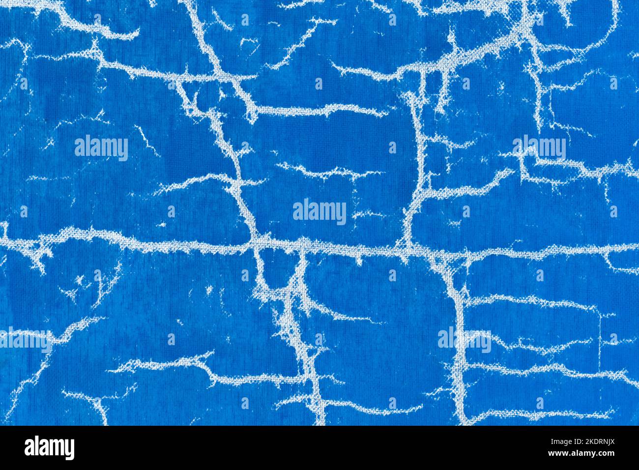 Old cracked surface blue crack concrete broken wall cement damaged ...
