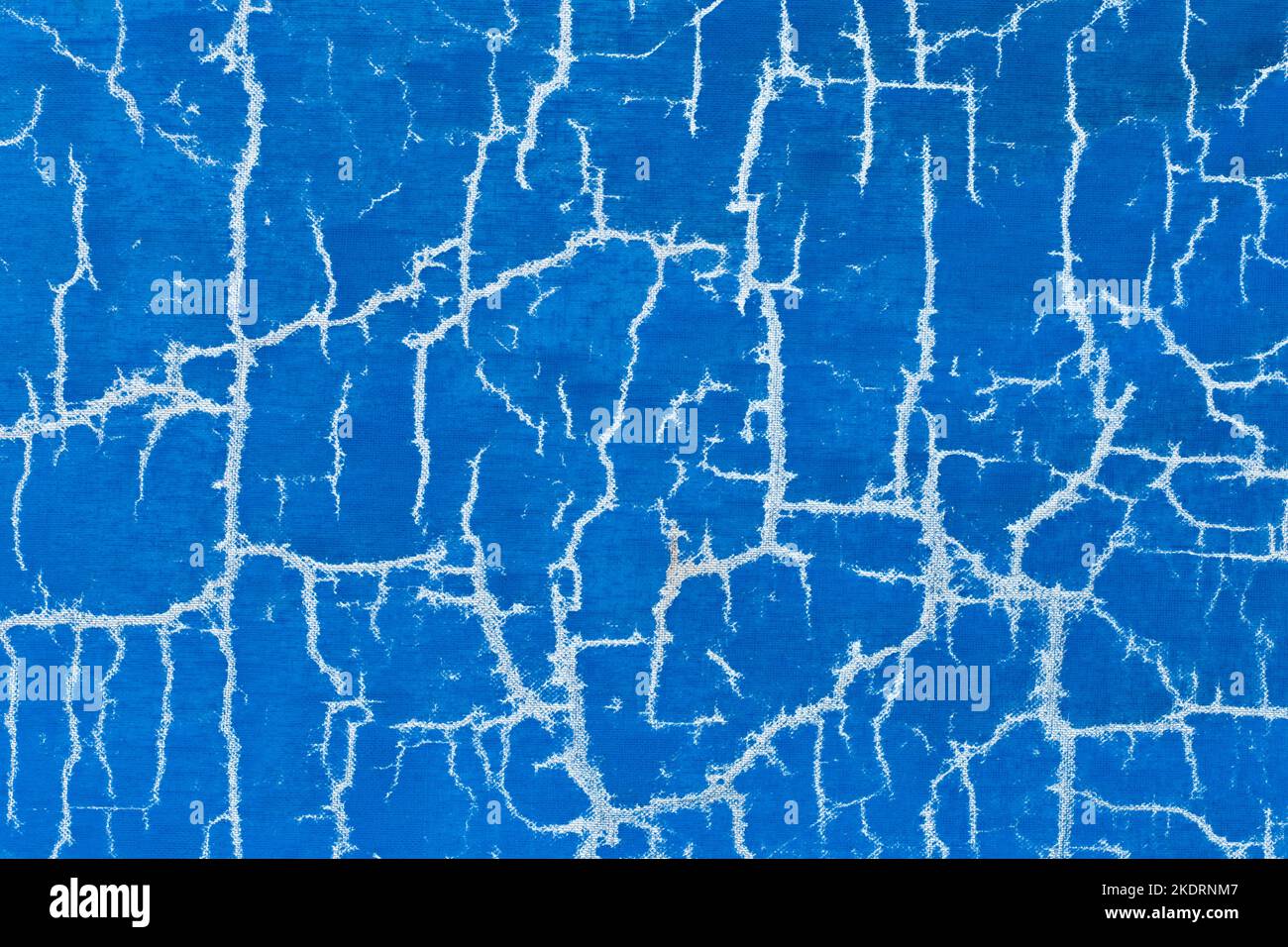 Old cracked surface blue crack concrete broken wall cement damaged ...