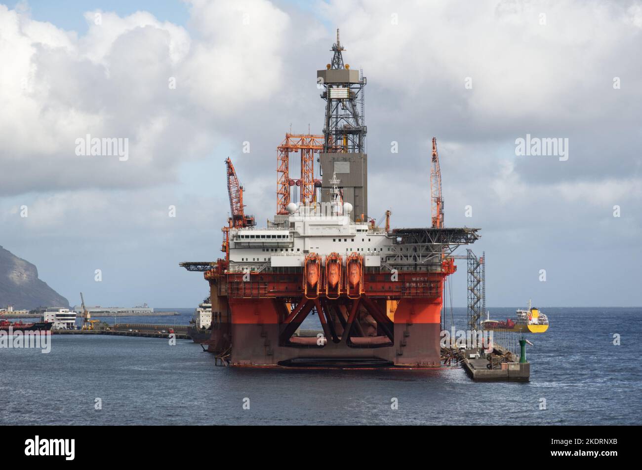 The West Bolsta Oil Drilling Platform, Santa Cruz de Tenerife, Canary ...