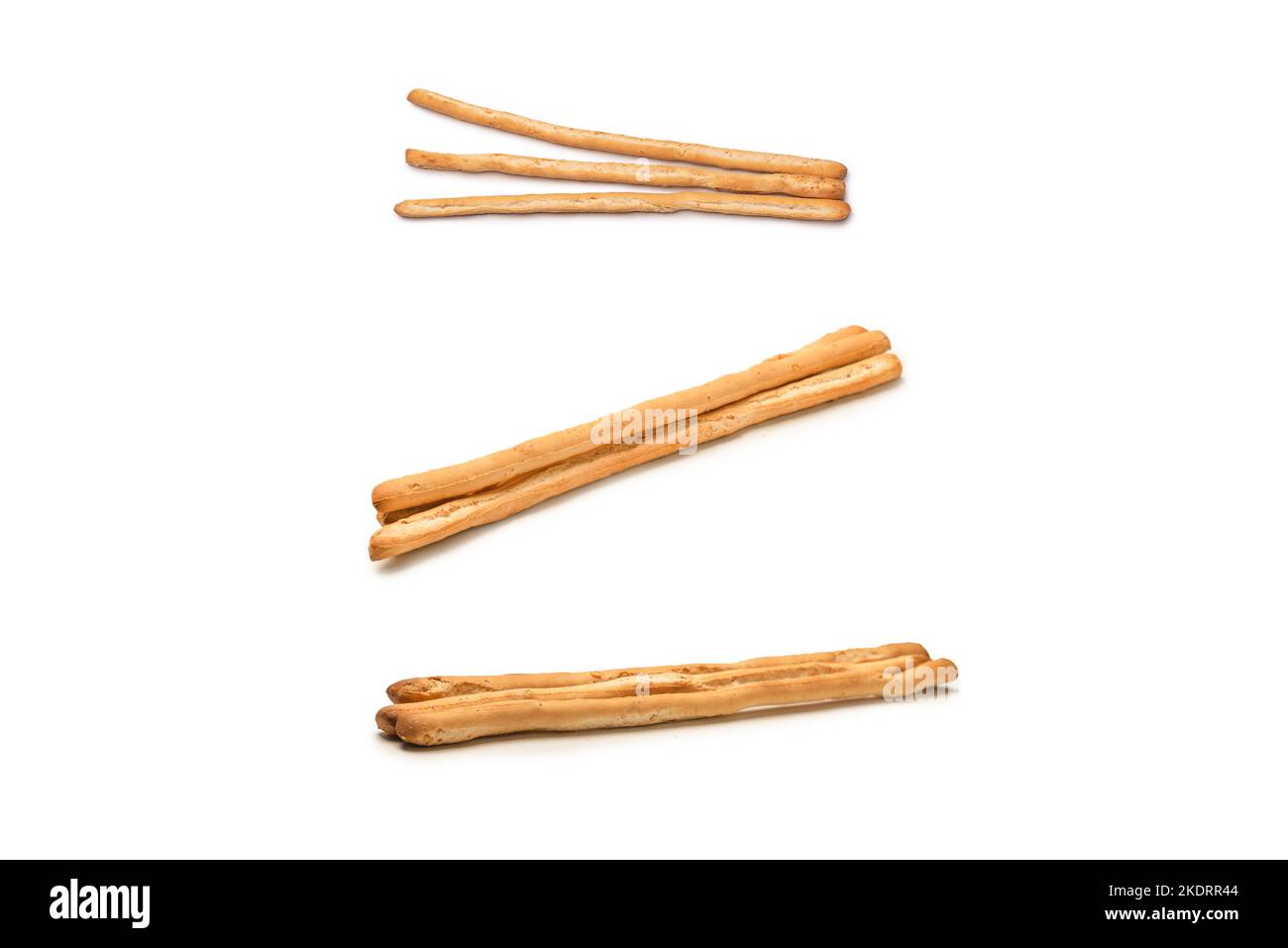 Bread sticks isolated on a white background Stock Photo - Alamy