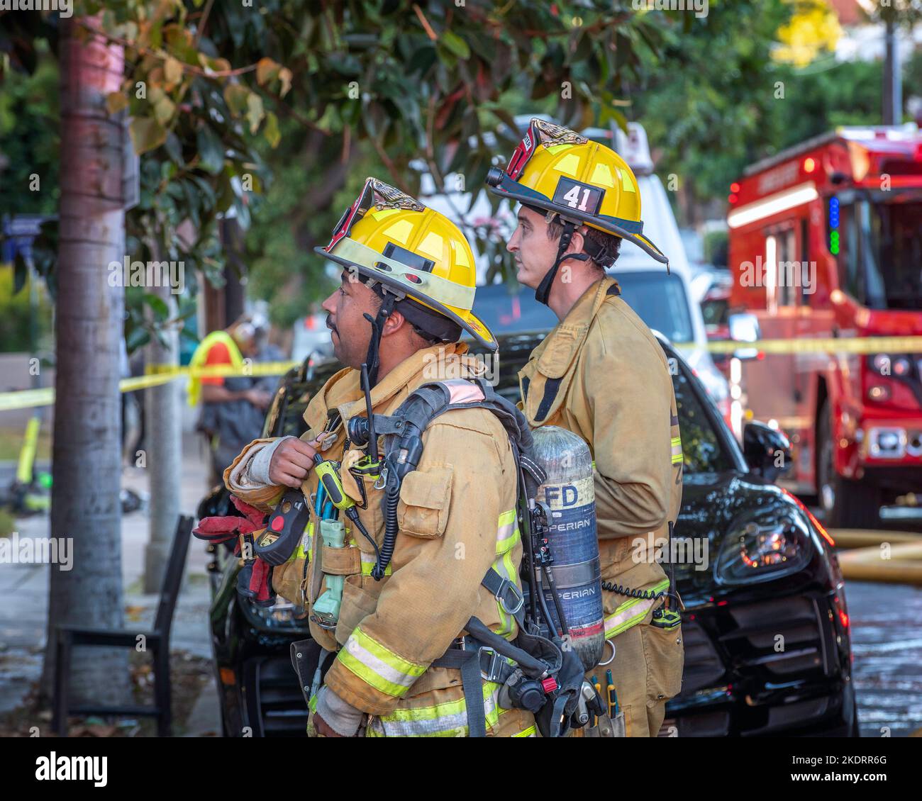 Los Angeles Ca Usa November 3 2022 Los Angeles Fire Department
