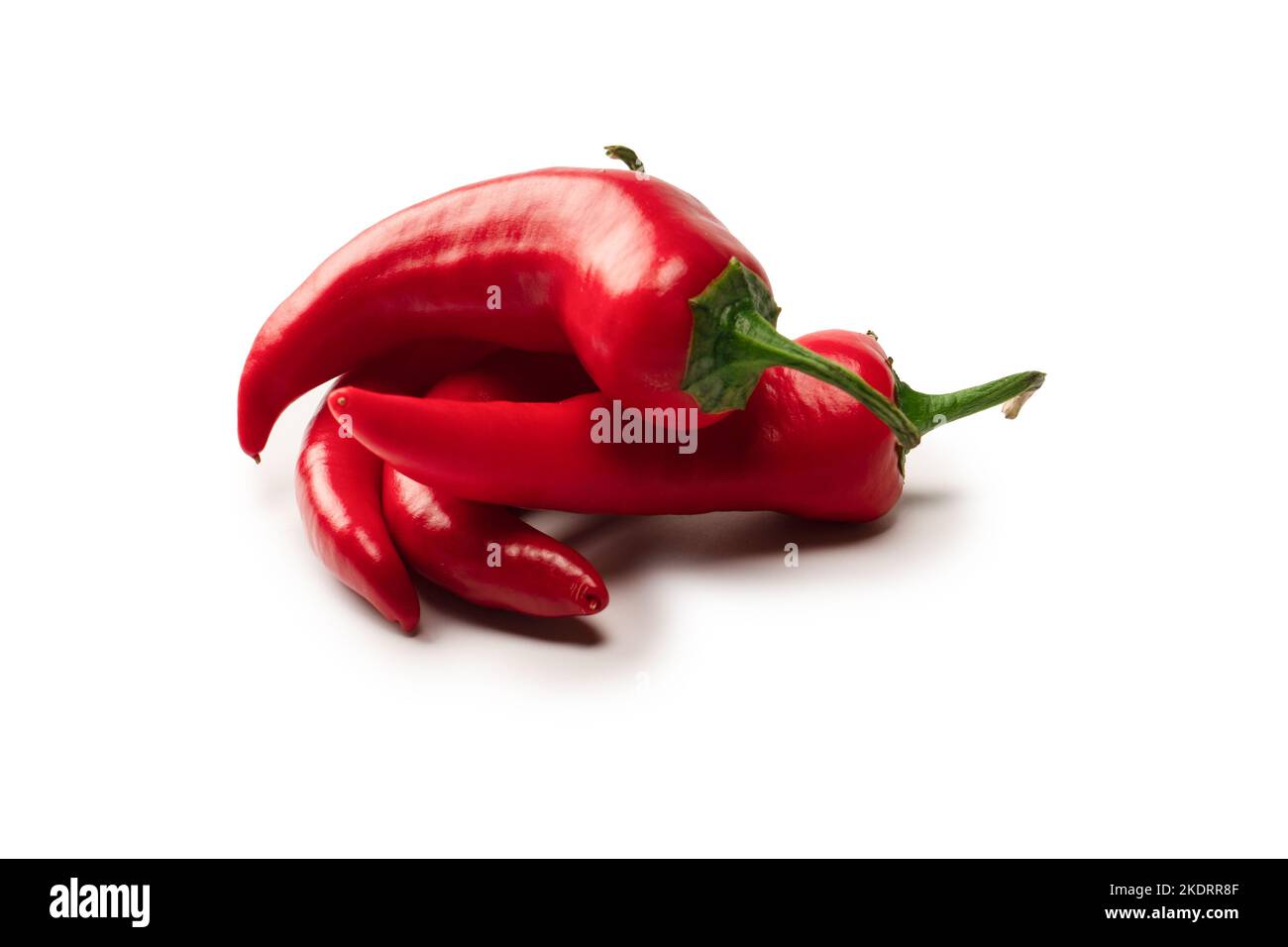 Red hot chili pepper isolated on a white background Stock Photo - Alamy