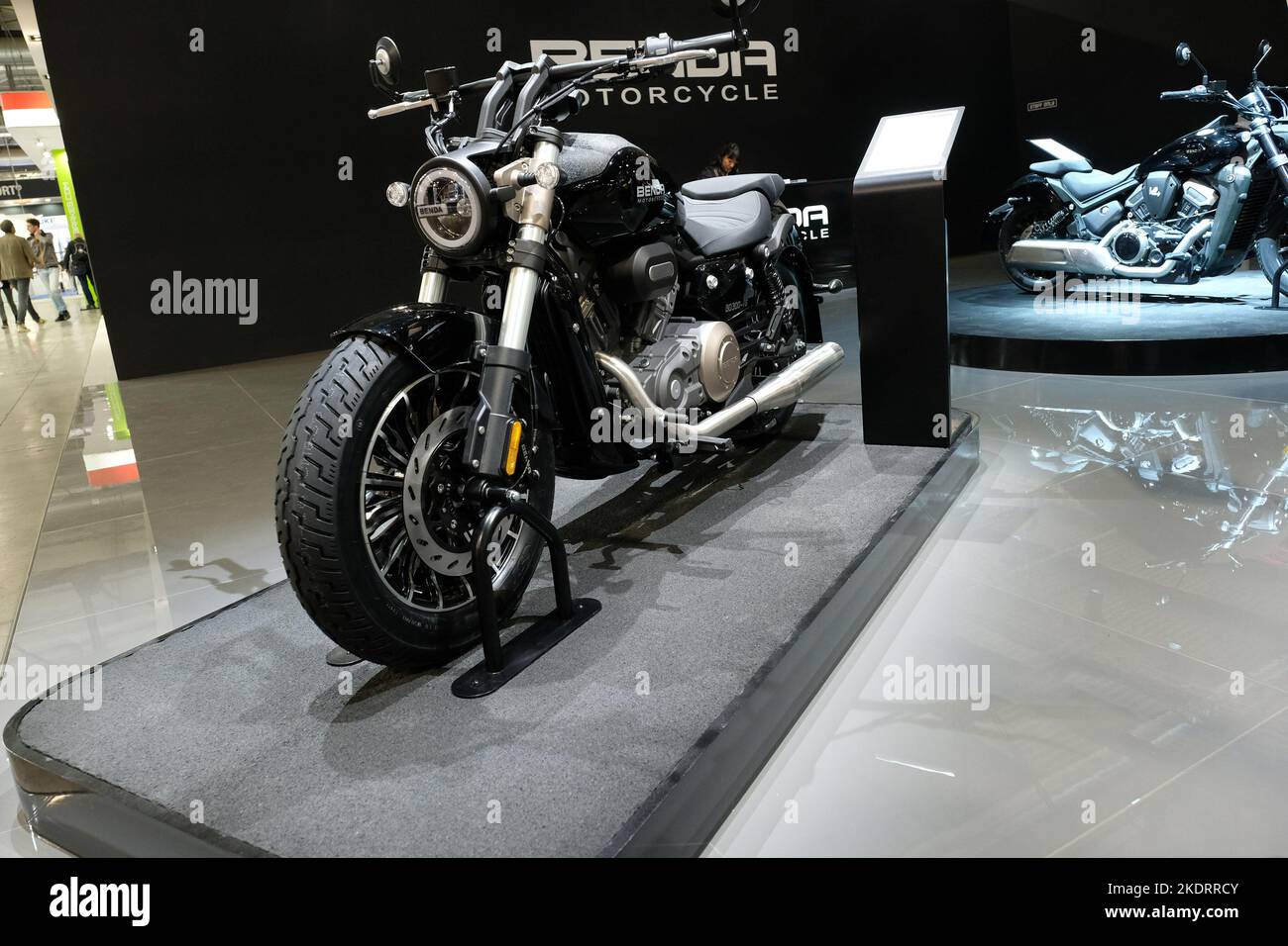 Fiera Milano, Milan, Italy, November 08, 2022, Benda motorcycle stand ...