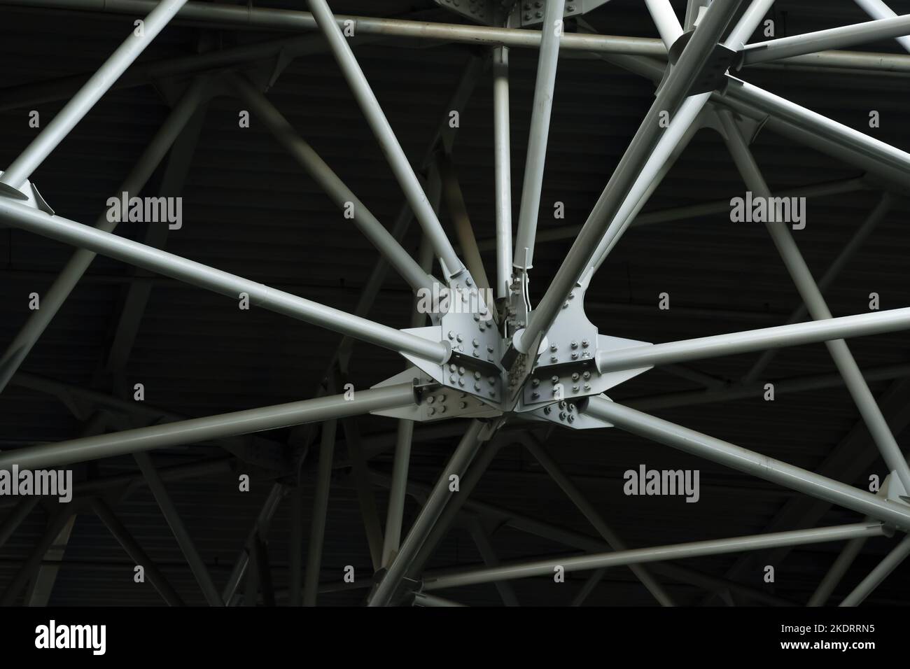element of industrial architecture, a fragment of the lattice structure ...
