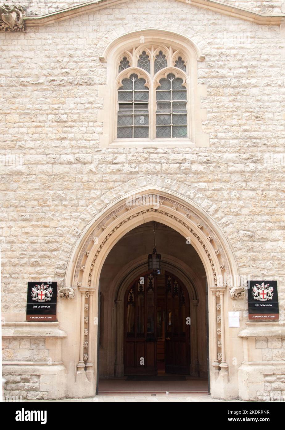 Guildhall Buildings, Basinghall Street, City, London, UK Stock Photo ...
