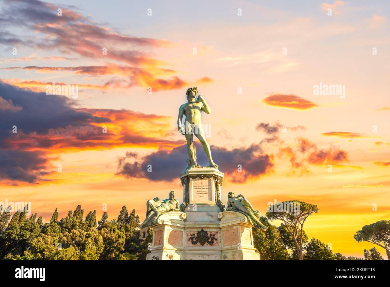 Statue of Michelangelo, Florence, Italy Stock Photo - Alamy