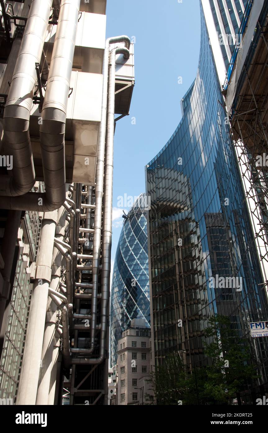 Modern Buildings in the City (including the New Lloyd's Building, the ...