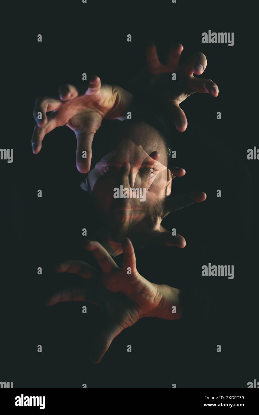 Hand hands eye eyes hi-res stock photography and images - Alamy