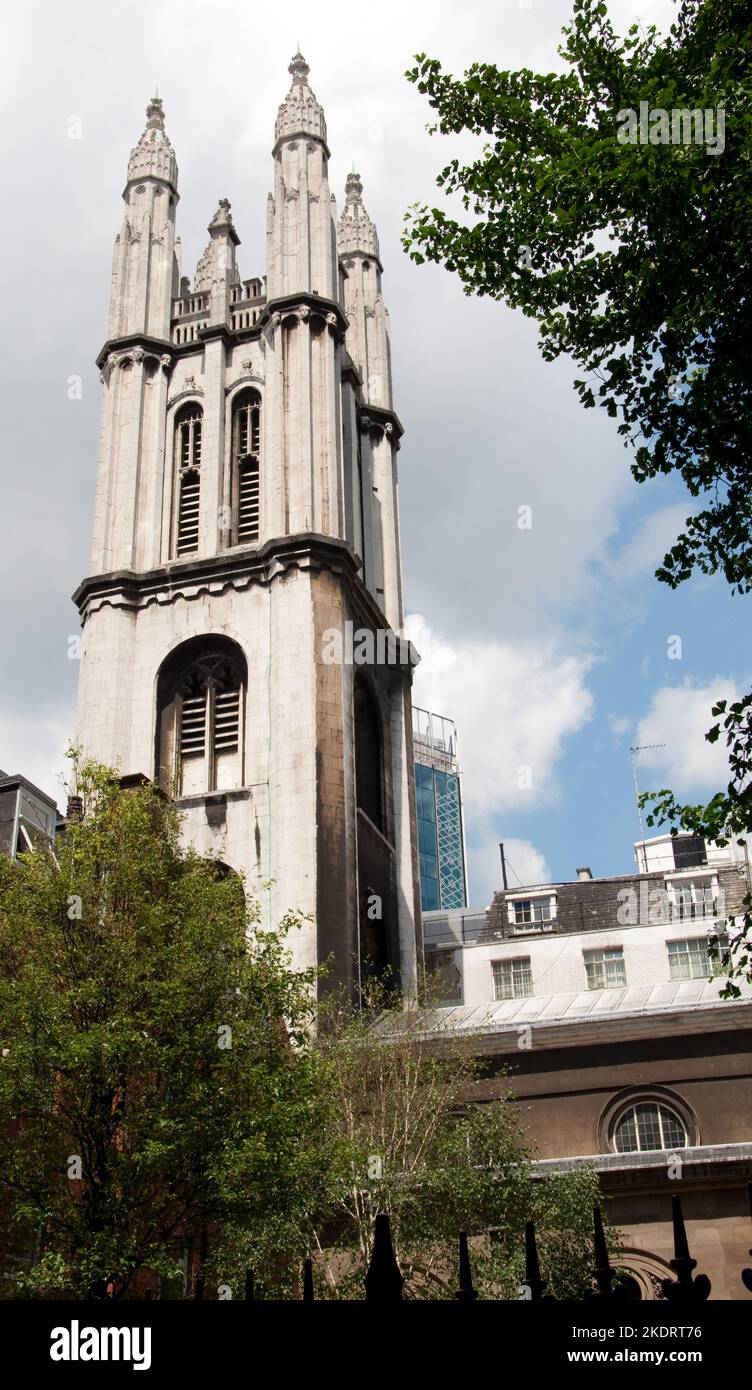 St Michael's Church, St Michael Cornhill, The City, London, UK ...