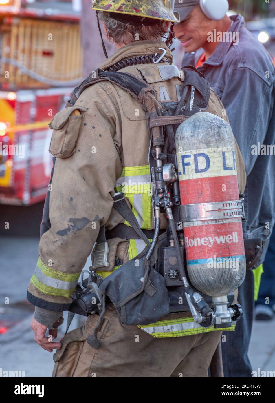 Los Angeles, CA, USA – November 3, 2022: Los Angeles Fire Department ...
