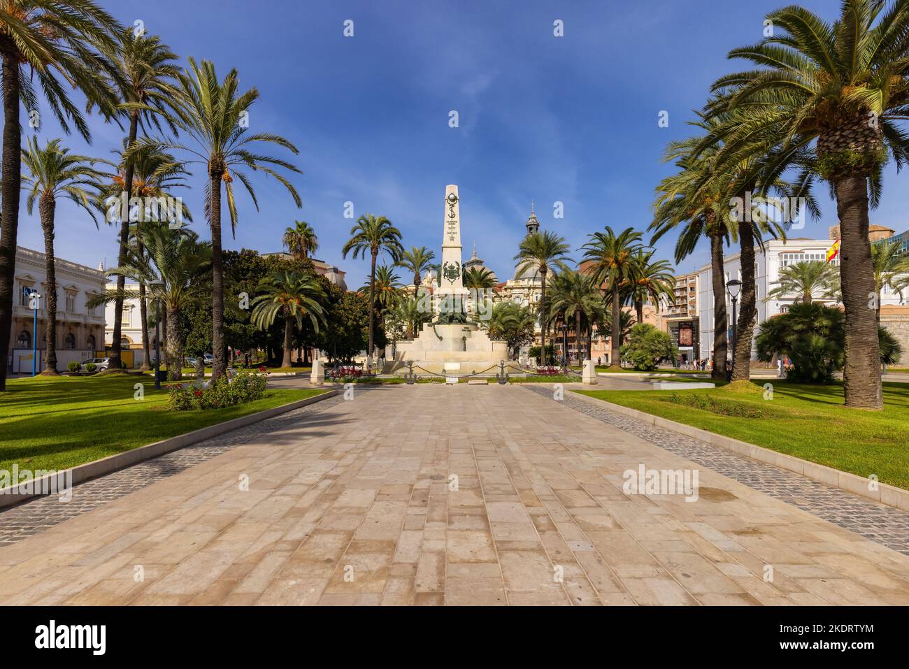 Historical site, Monument to the Heroes of Cavite. Cartagena, Spain ...