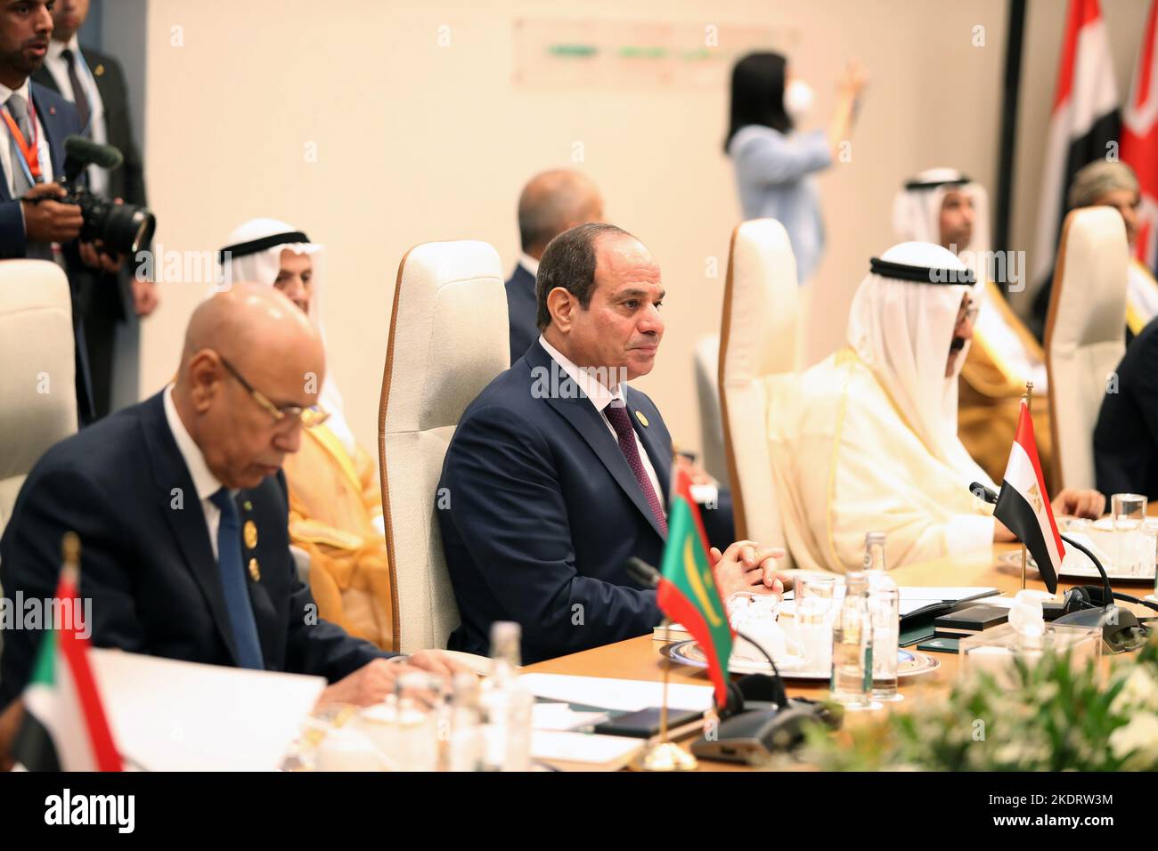 Sharm El Sheikh. 8th Nov, 2022. Egyptian President Abdel-Fattah al-Sisi ...