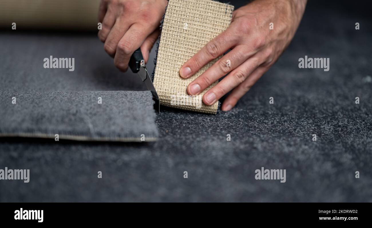 Cutting a carpet hi-res stock photography and images - Alamy